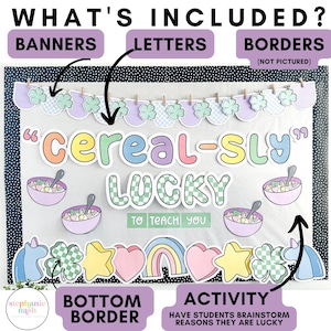 March Bulletin Boards | St. Patrick's Day Bulletin Board | Shamrock ...