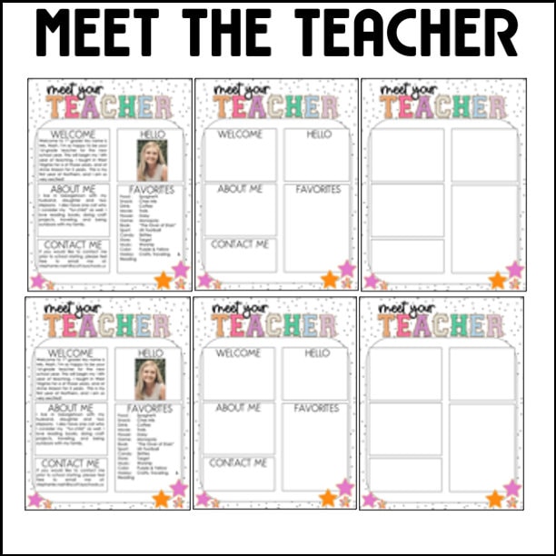 Groovy Classroom Decor | Meet the Teacher Templates - Etsy