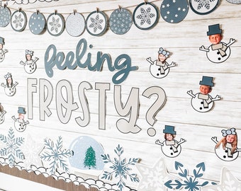 Winter Bulletin Board | Snowman Bulletin Board | Winter Bulletin Board ...