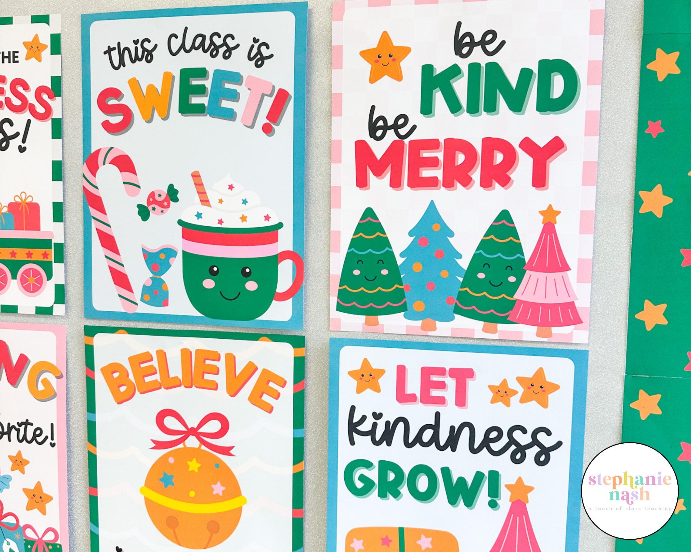 Christmas Bulletin Board | Editable | Classroom Posters | Holiday ...