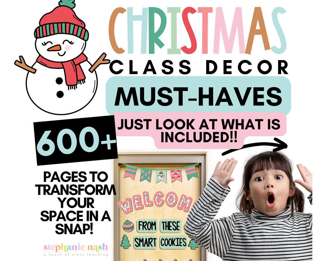 Christmas Classroom Decor | Christmas Door Decor | Christmas Bulletin ...