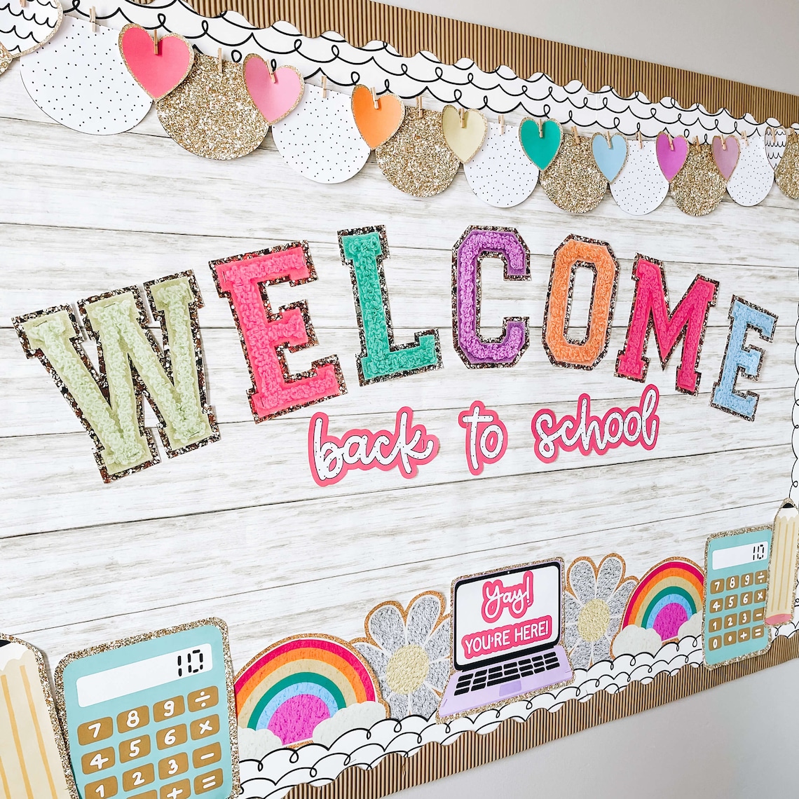 Back to School Bulletin Board With Fun Back to School Activity - Etsy