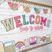 Groovy Classroom Decor Welcome Banner - Etsy