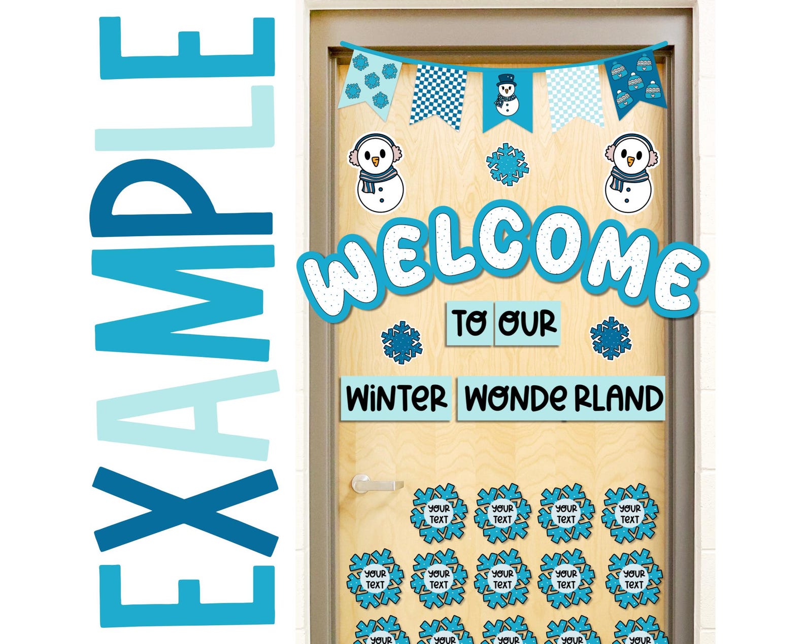 Winter Door Decor | Winter Door Decorations | January Door Decor ...