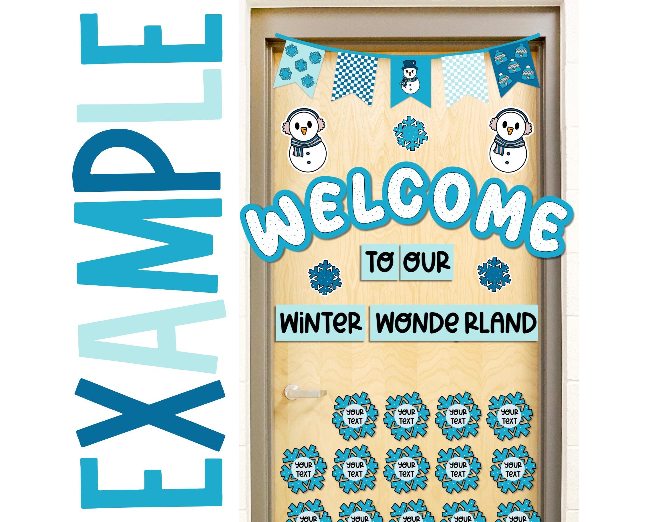 Winter Door Decor | Winter Door Decorations | January Door Decor ...