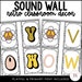 Retro Classroom Decor | Sound Wall - Etsy