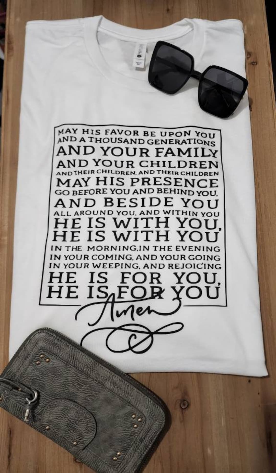 The Blessing T Shirt, Song Lyrics, Christian T-shirts, Family ...