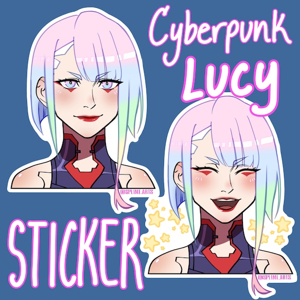 Lucy Cyberpunk Sticker - Etsy