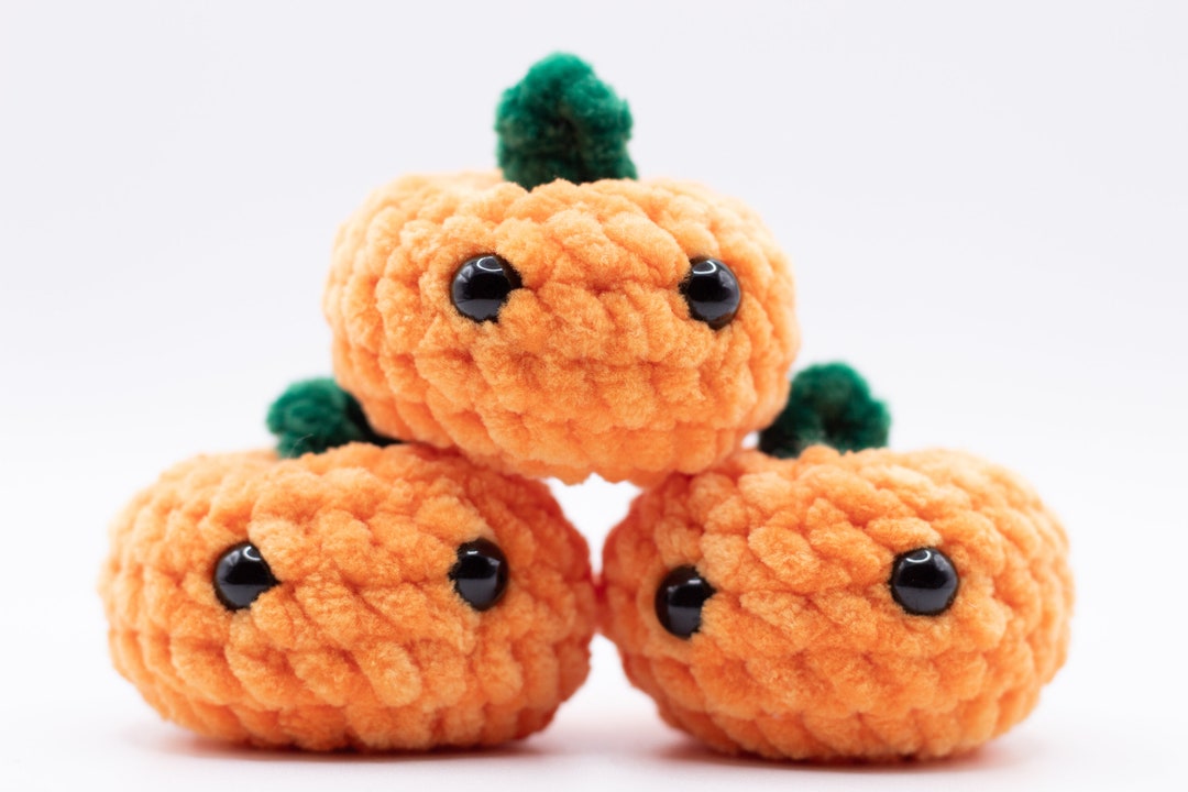 Mini Pumpkin Plushie - Etsy