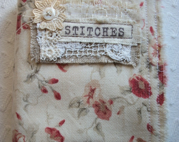 Mini Fabric Art Journal, 6 X 4.5 Fabric Slow Stitch Book - Etsy
