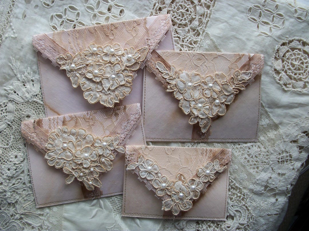 Vintage Style Fabric Envelopes, Fabric Envelopes, Vintages Gift ...