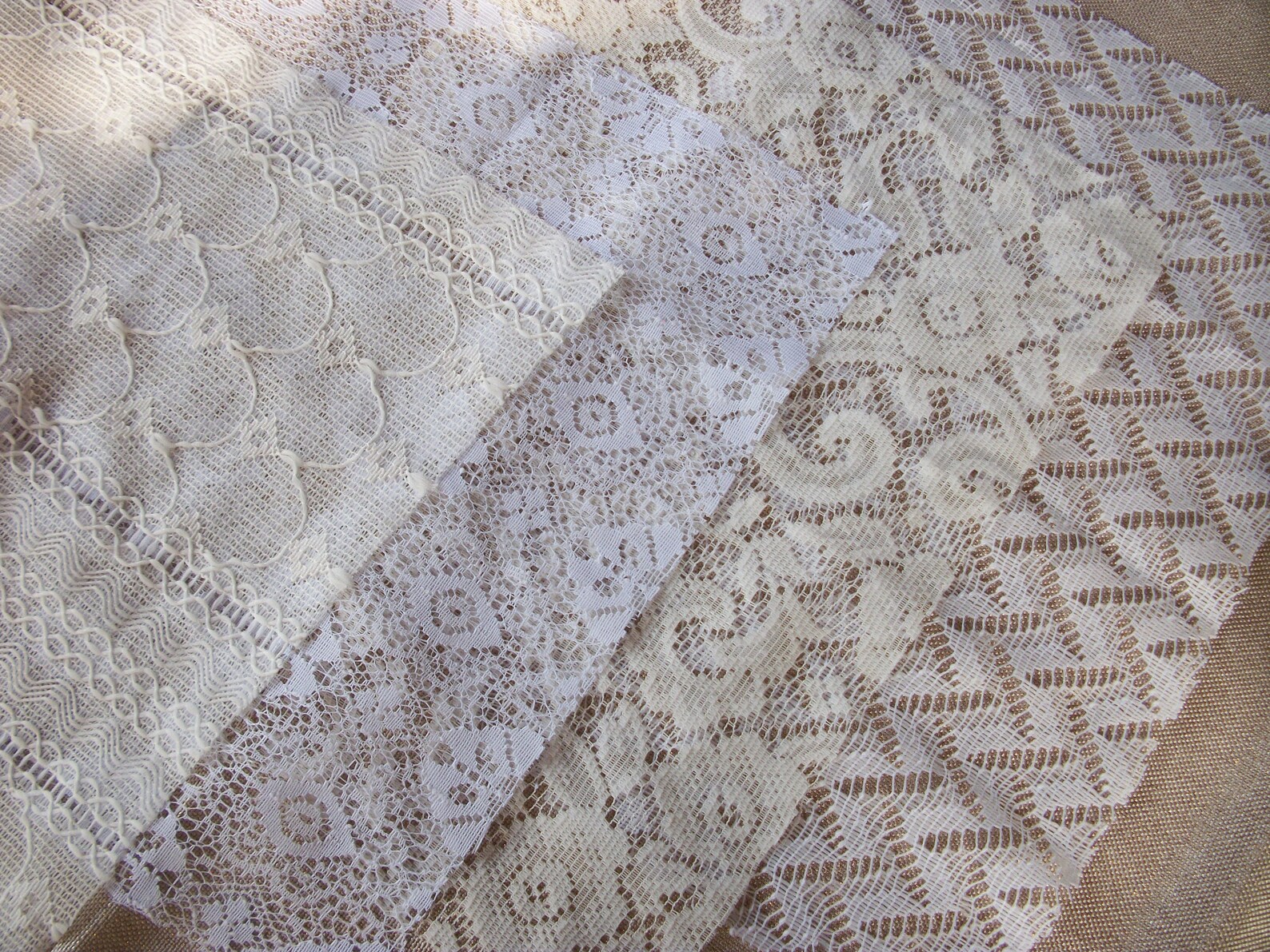 Vintage Lace Swatch Bundle, 9x12 Fabric Embellishments, Slow Stitch - Etsy