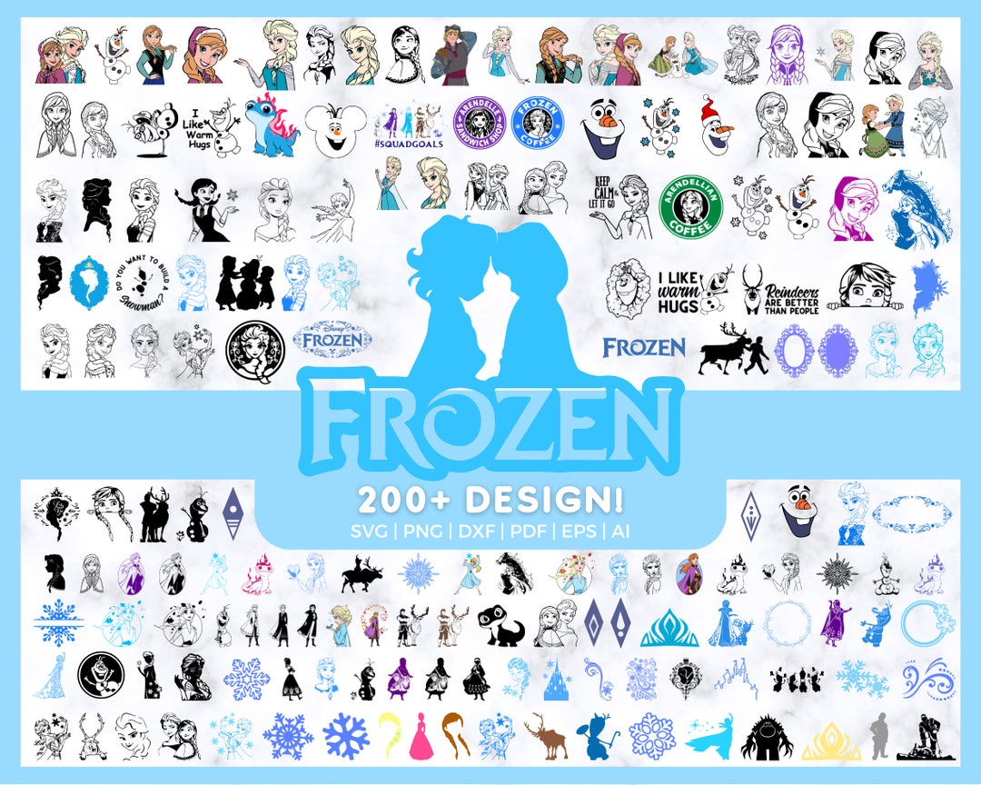FROZEN SVG Bundle, FROZEN Svg Files for Cricut, Frozen Svg Cut Files ...