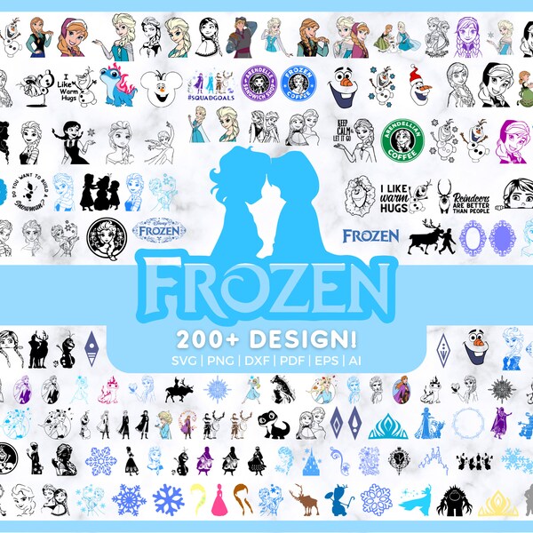 Frozen Svg Files - Etsy