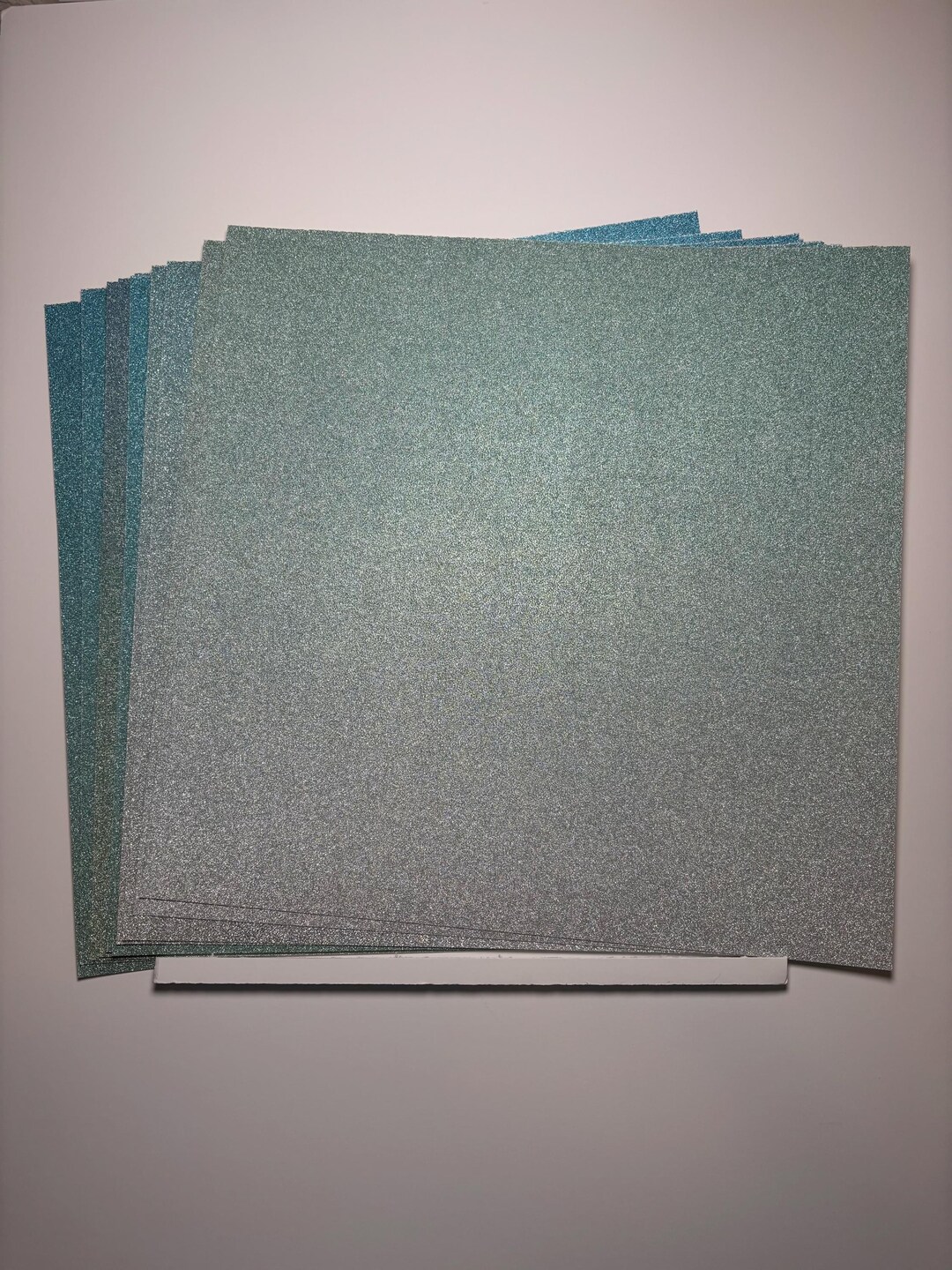 Variety Pack of Blue Glitter Cardstock - Etsy