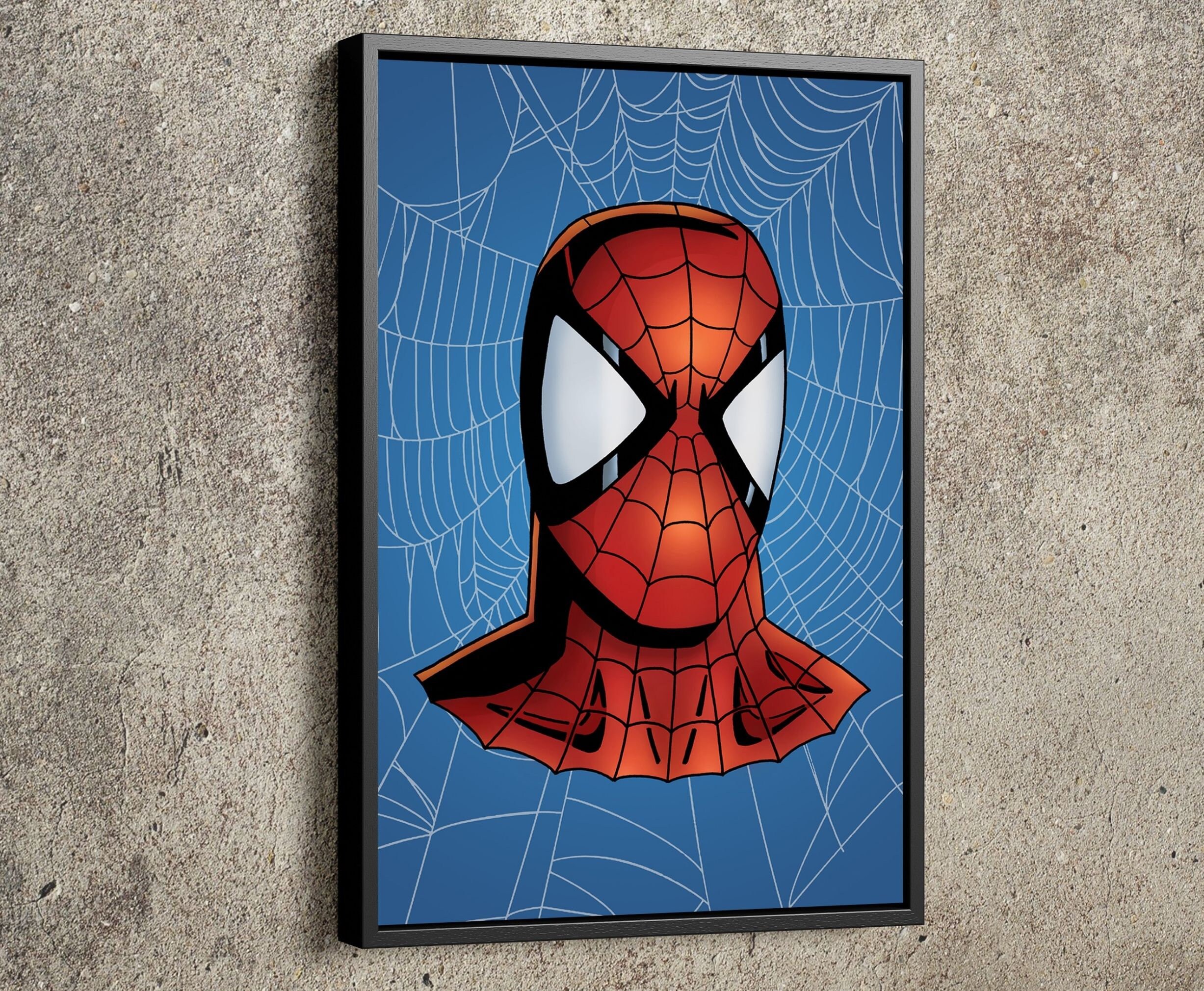 Spider-man Art Print - Ink & Digital Color - 8.5x11" or 11x17” Print - Etsy