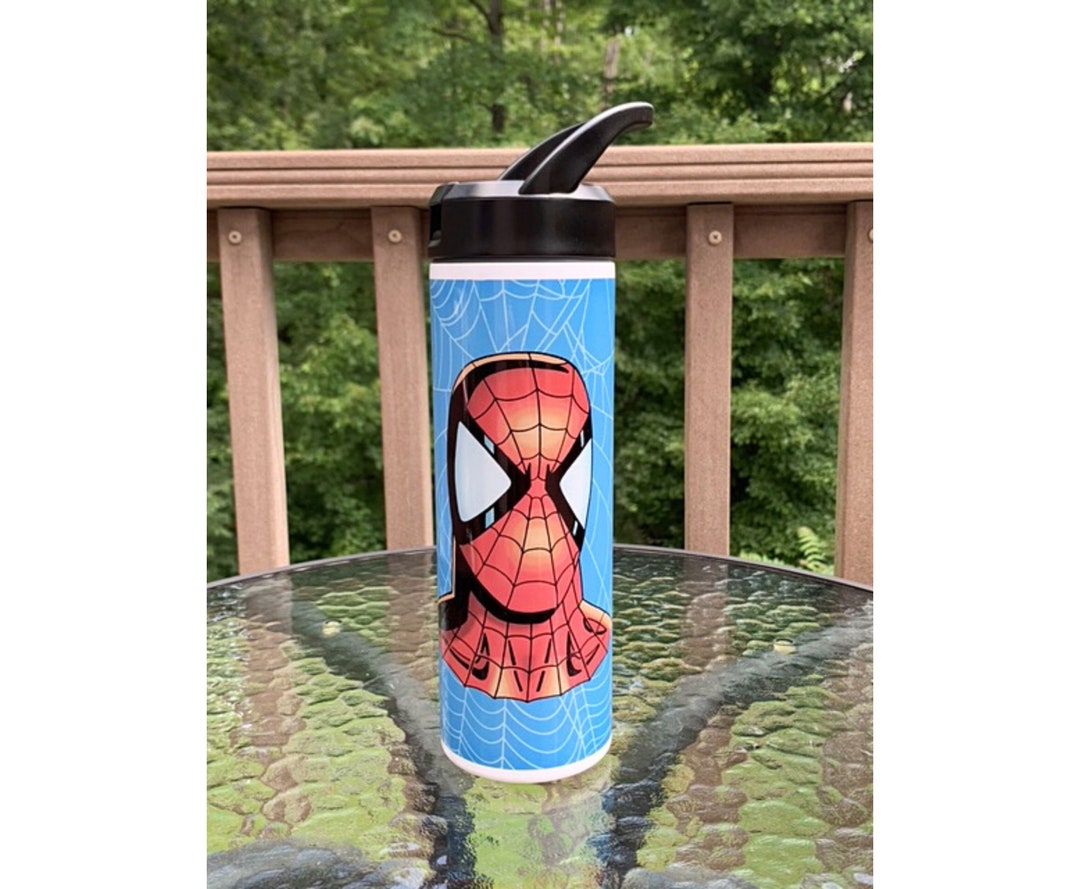Spider-man Sports Bottle - Etsy