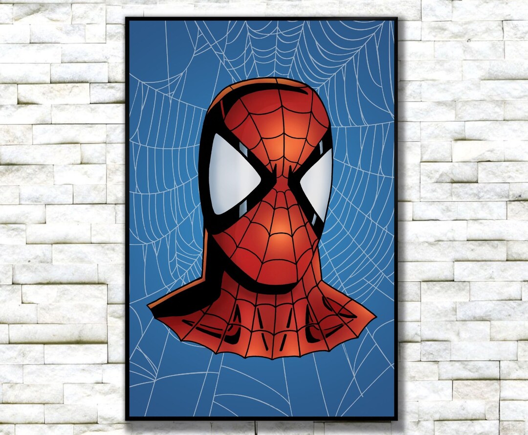 Spider-man Art Print - Ink & Digital Color - 8.5x11" or 11x17” Print - Etsy