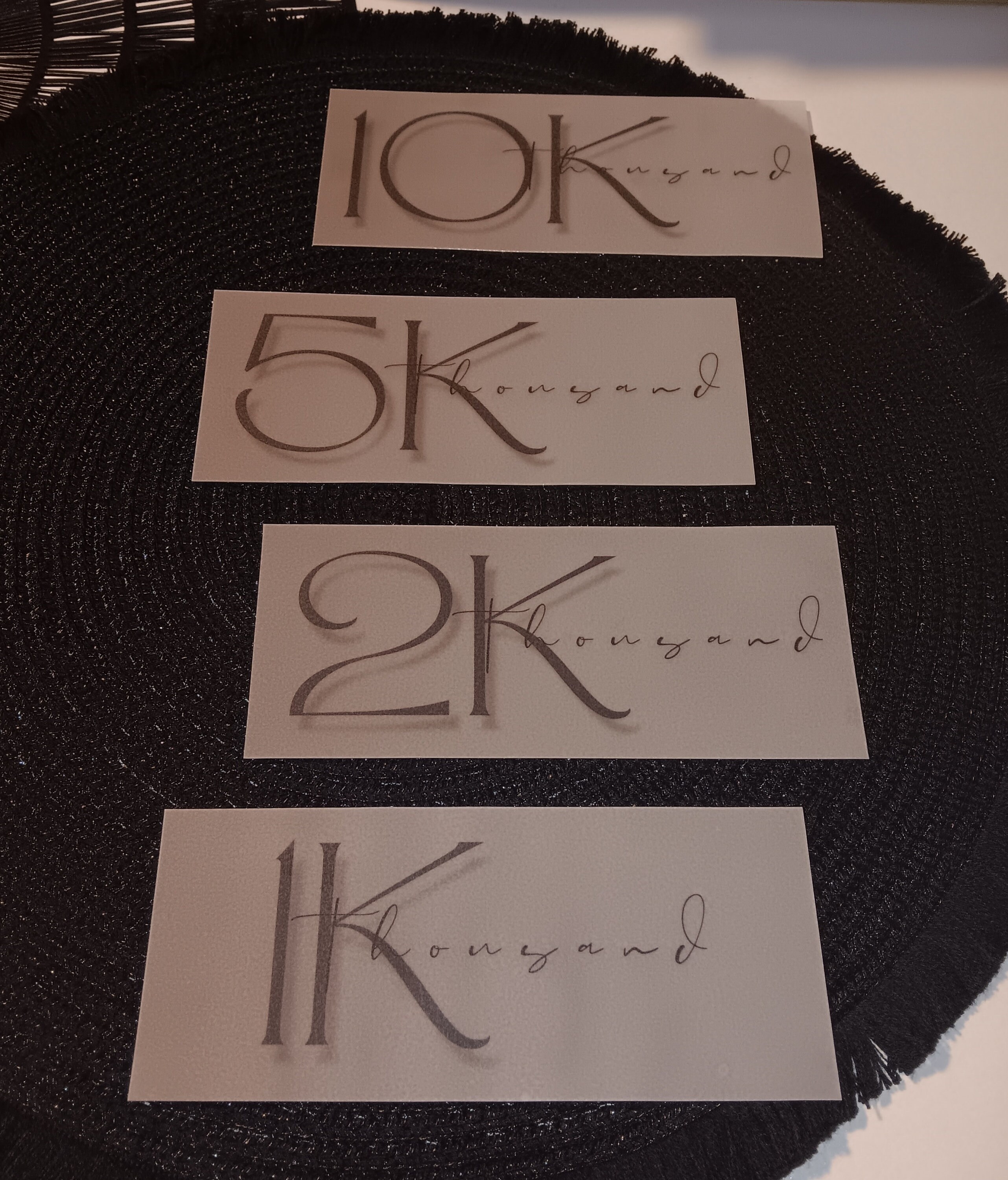 Aesthetic Vellum Placeholders - Etsy