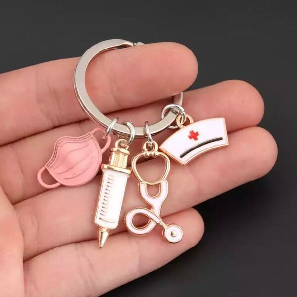 Nurse Keyring Doctor - Etsy