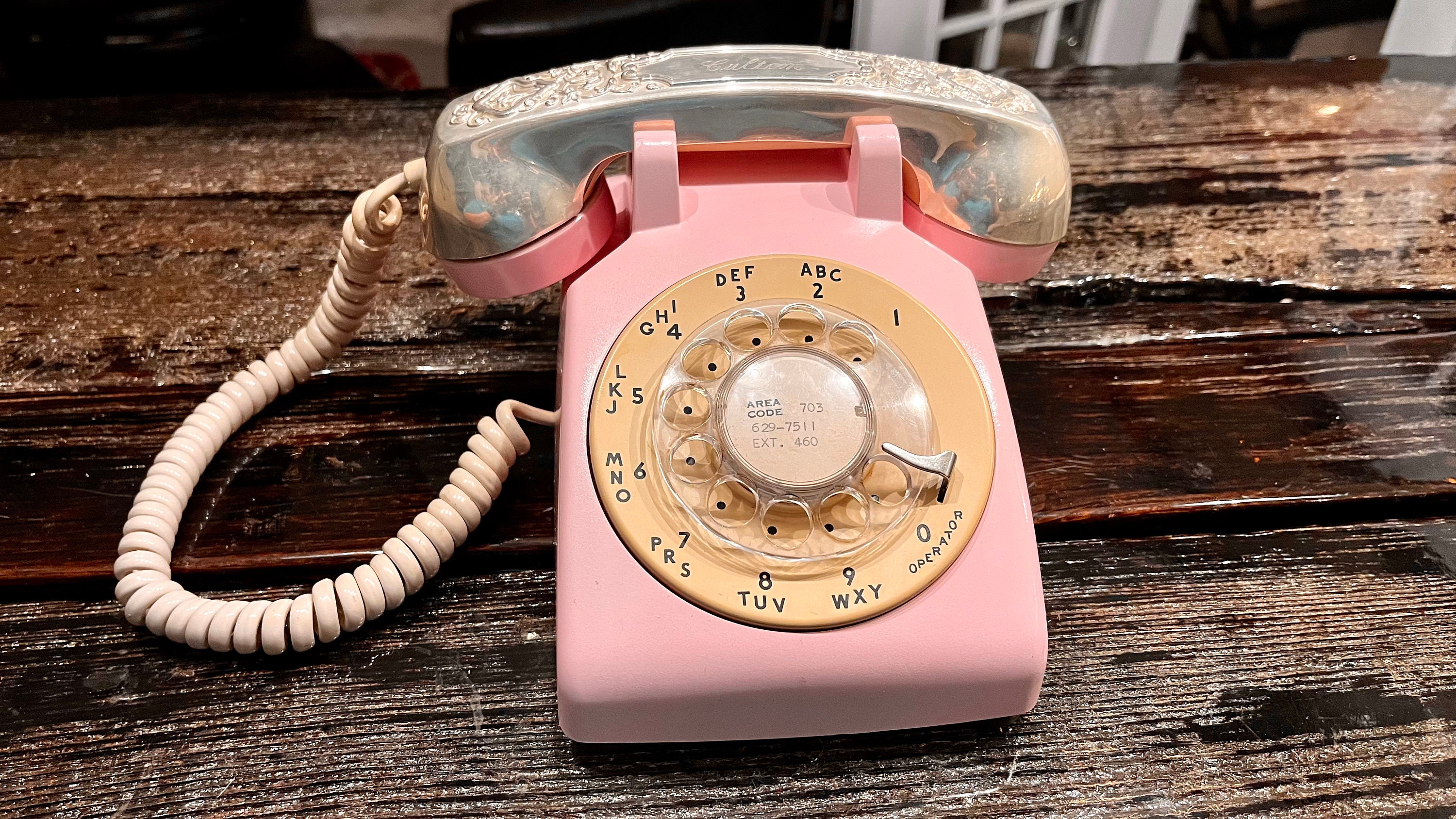 Pink Rotary Phone