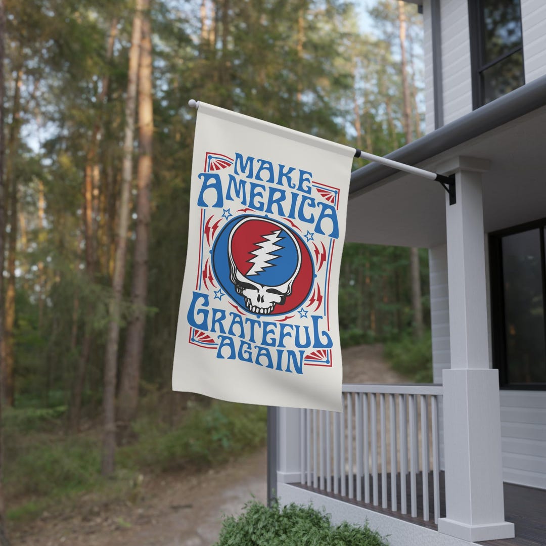 House Banner, Grateful Dead Dancing Bears Home Flag, Make America ...