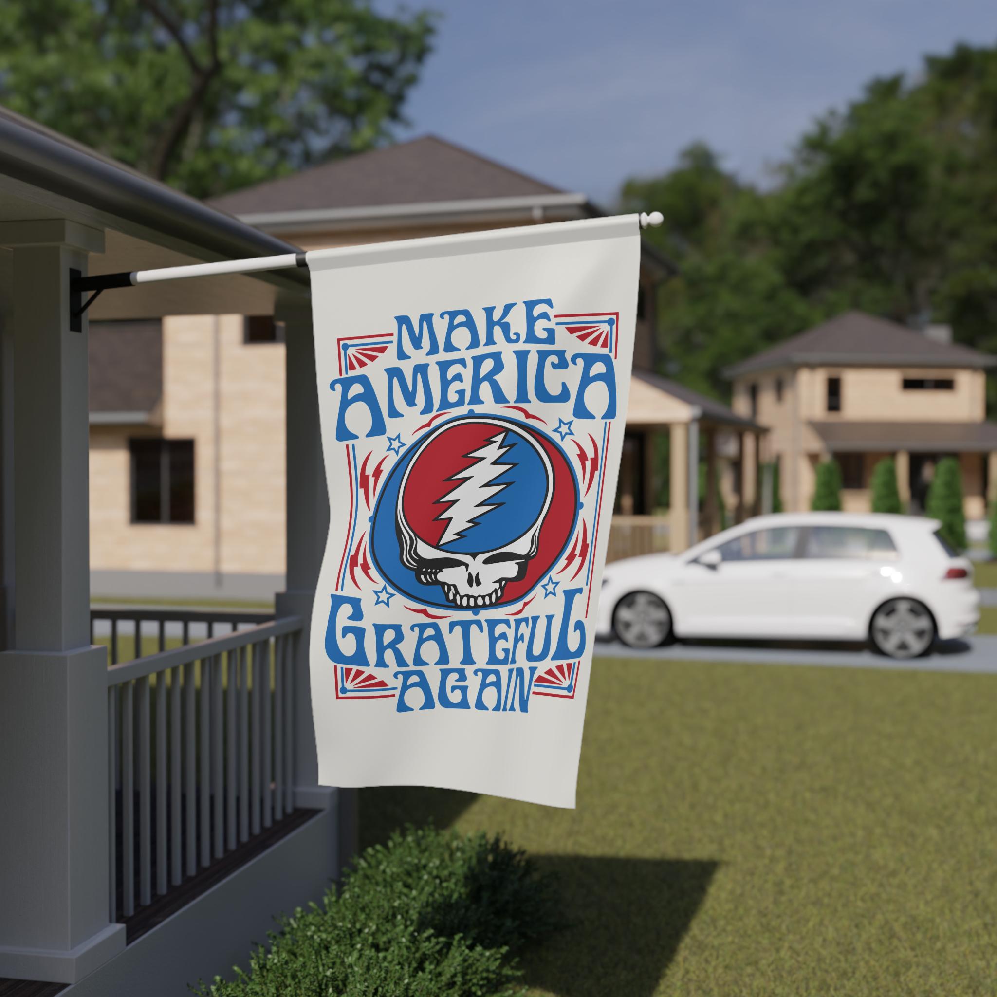 House Banner, Grateful Dead Dancing Bears Home Flag, Make America ...