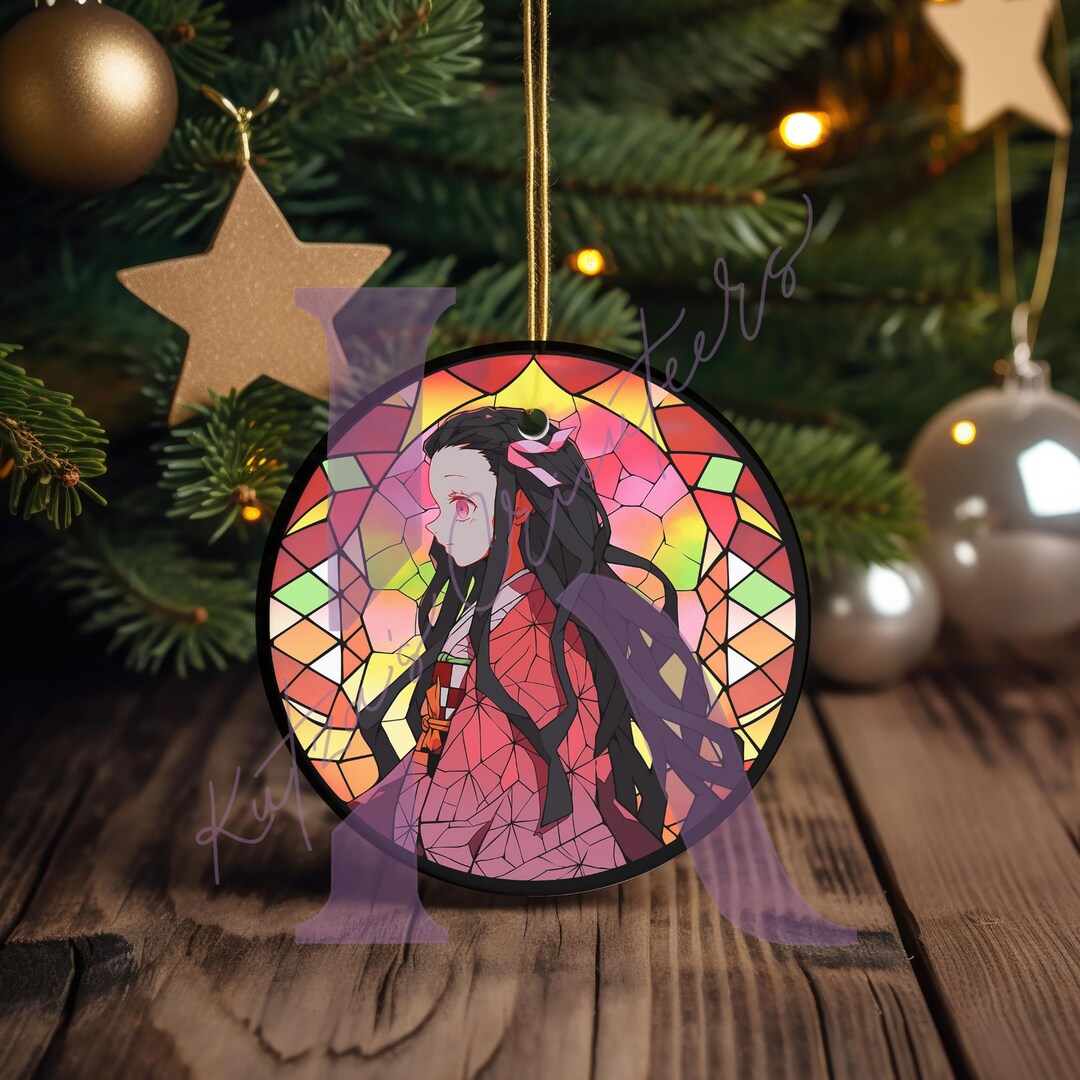 Custom Anime Ornament | Characters Holiday Ornament | Demon Anime ...