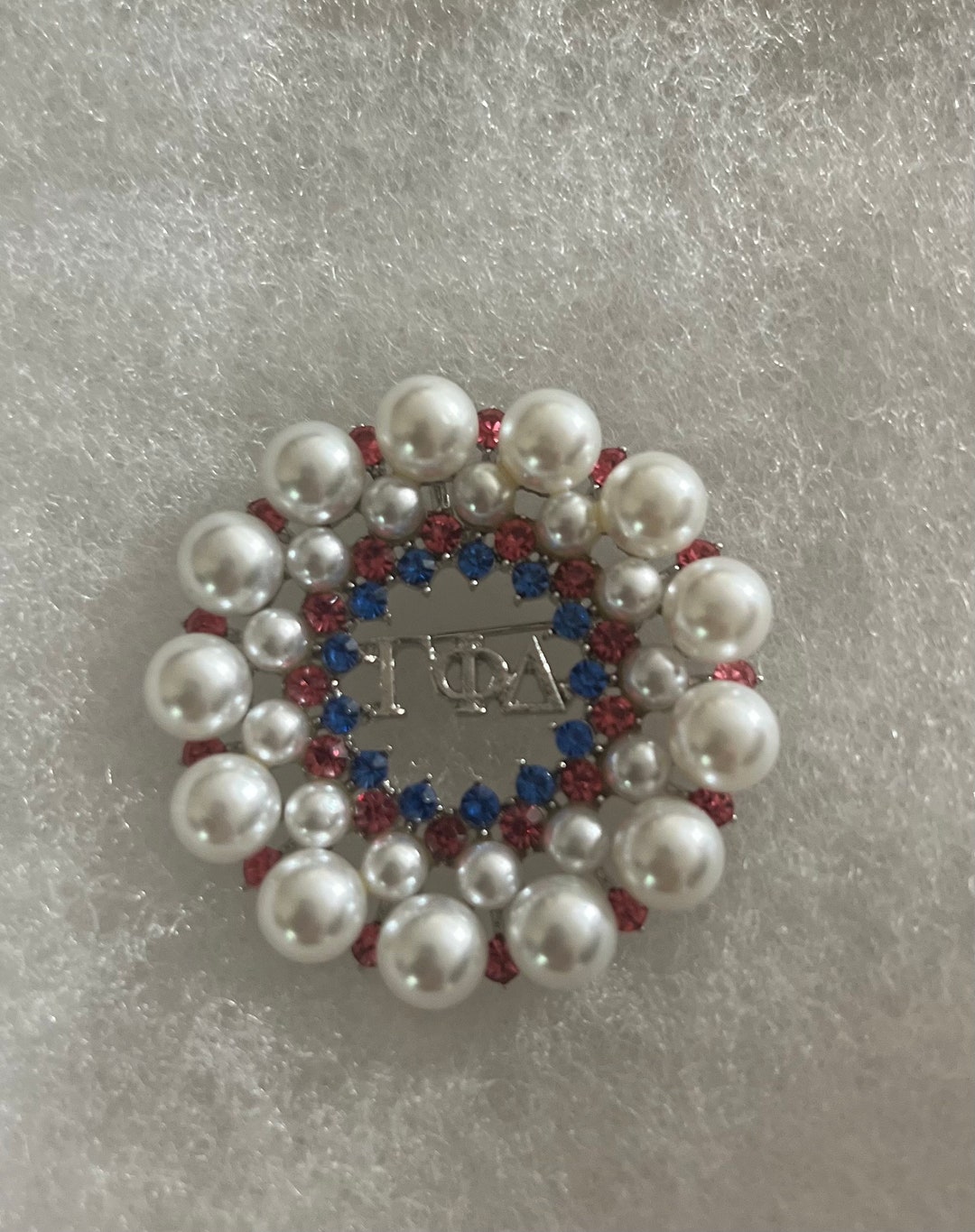 Gamma Phi Delta Pink and Blue Pearl Pin - Etsy