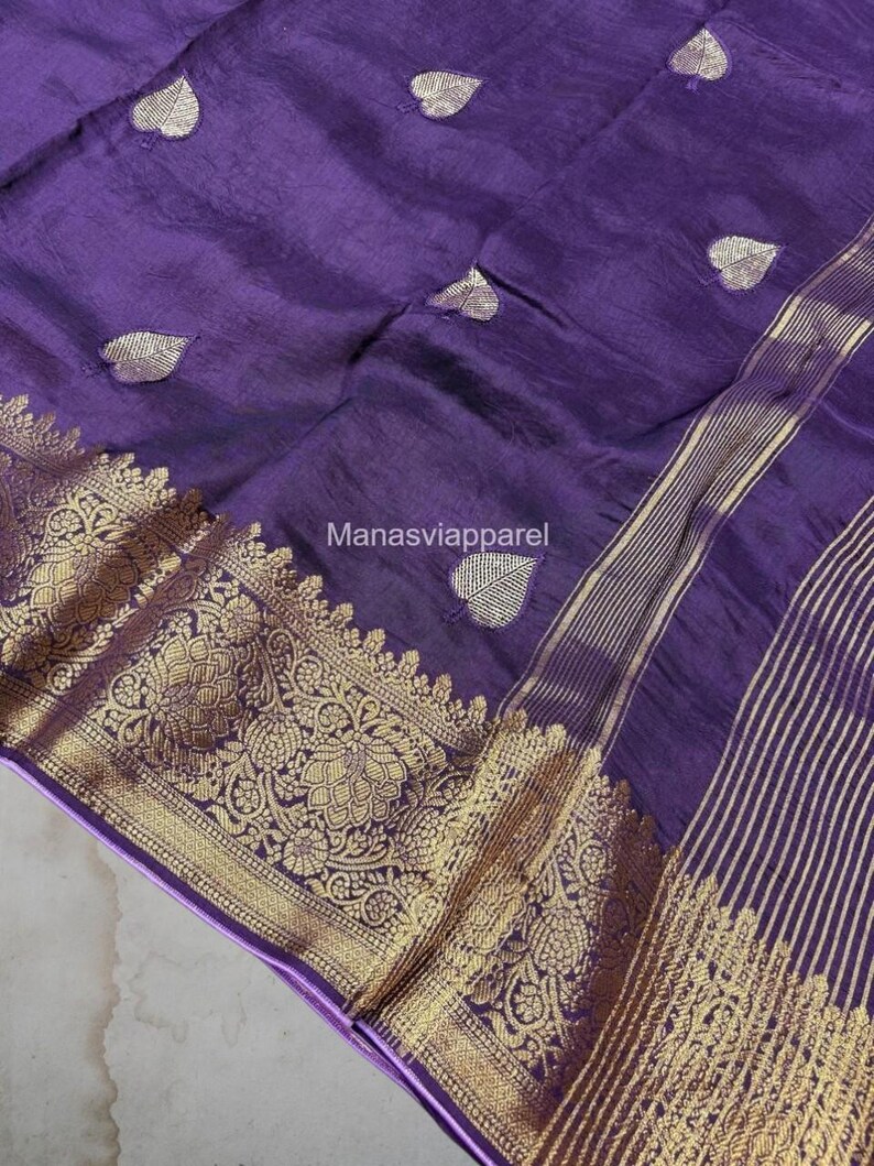 Pure Russian Dola Saree,elegant Jacquard Border, Sequence Thread ...