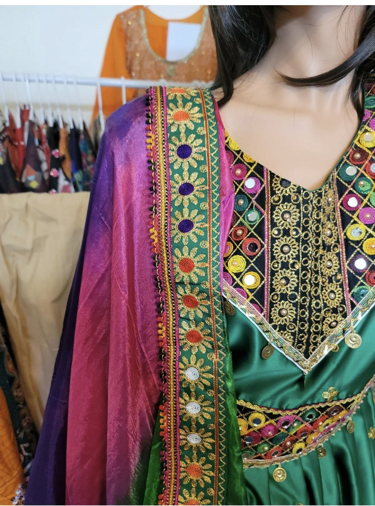 Koochi Kabli Frock Fancy Dress Party Wear for Girls, Full of Tilla Work ...