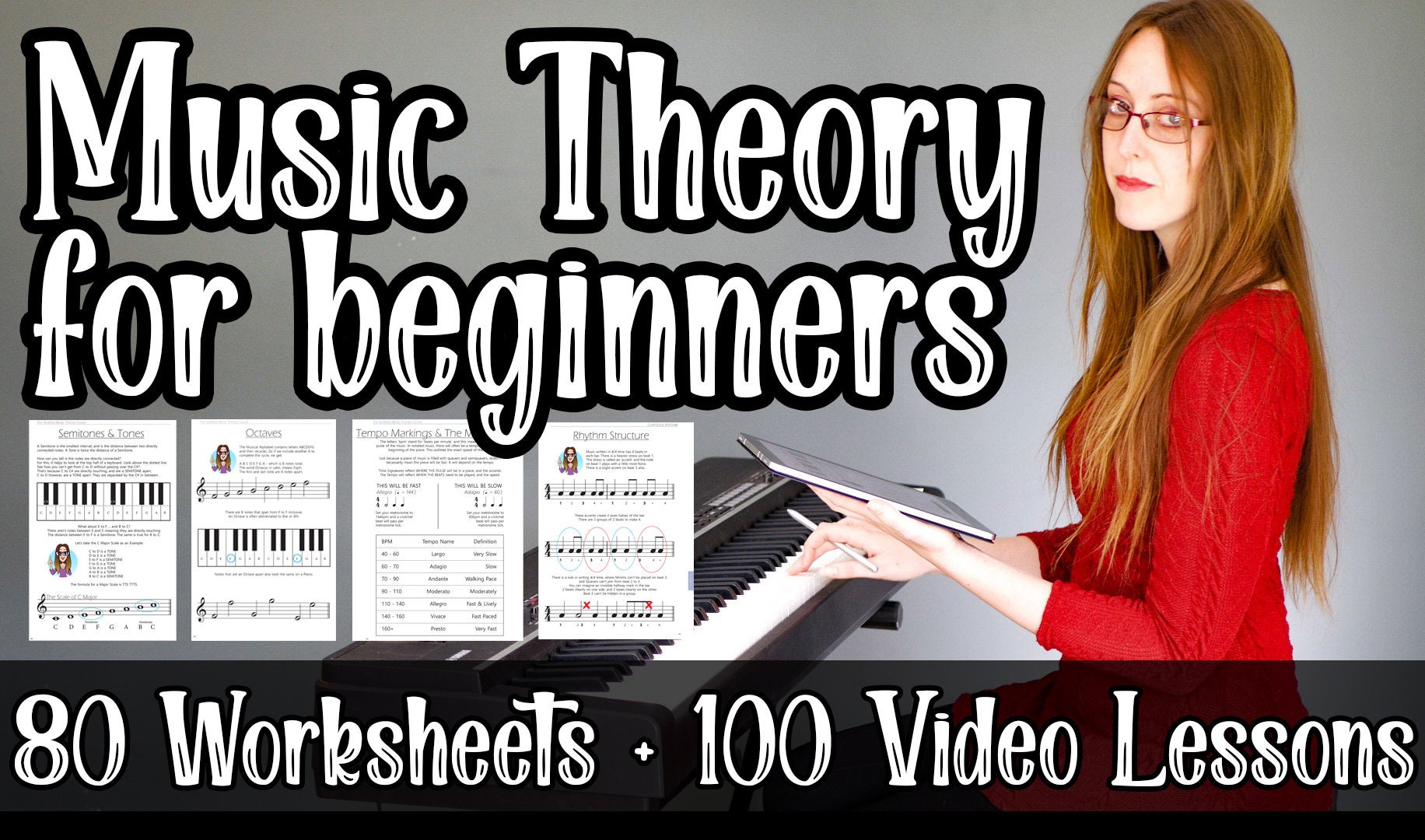 Full Music Course With 100 Video Lessons and 80 Downloadable Pdf ...