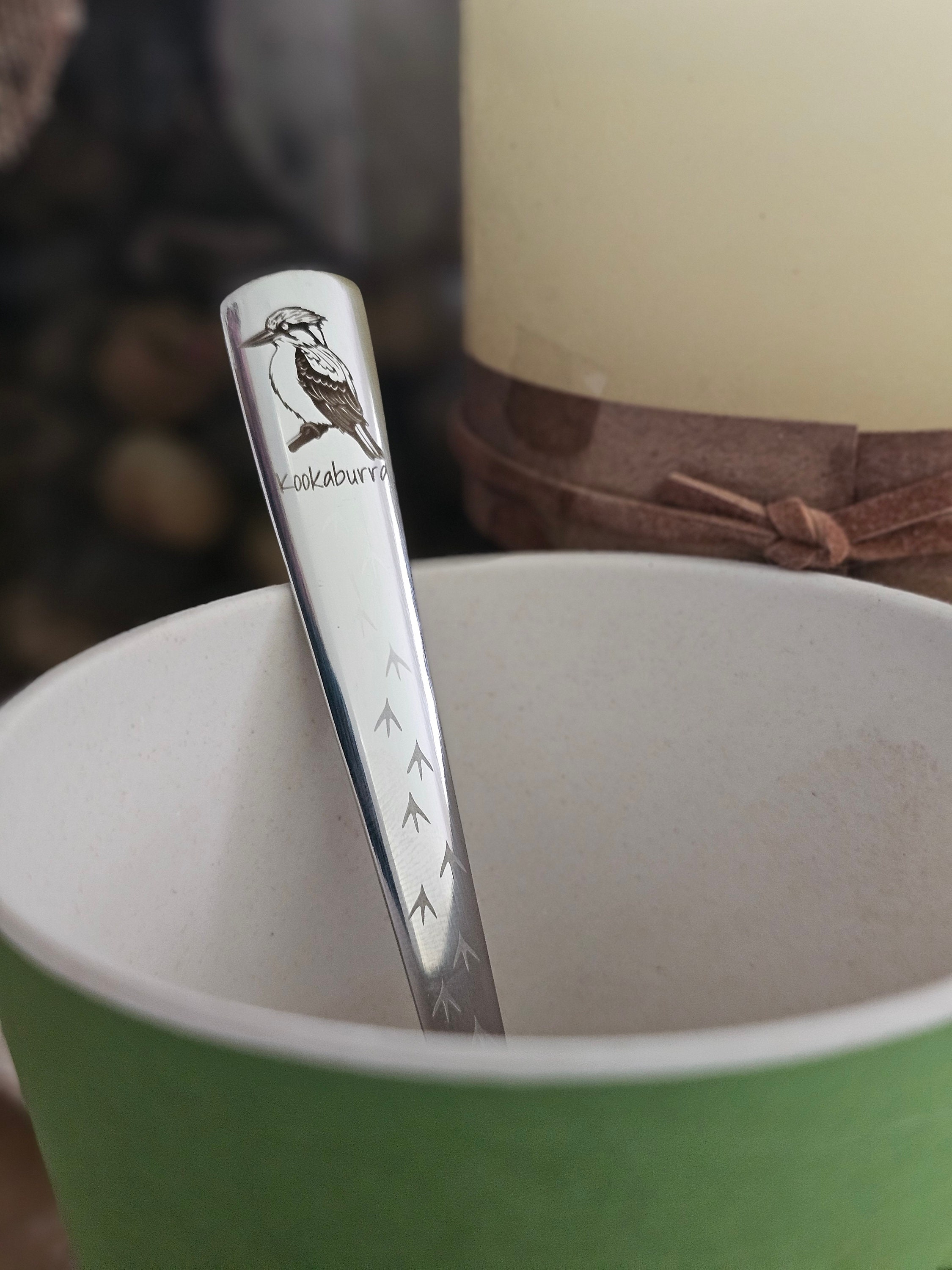 Australian Themed Teaspoons, Giftware Set, Teaspoons, Engraved ...