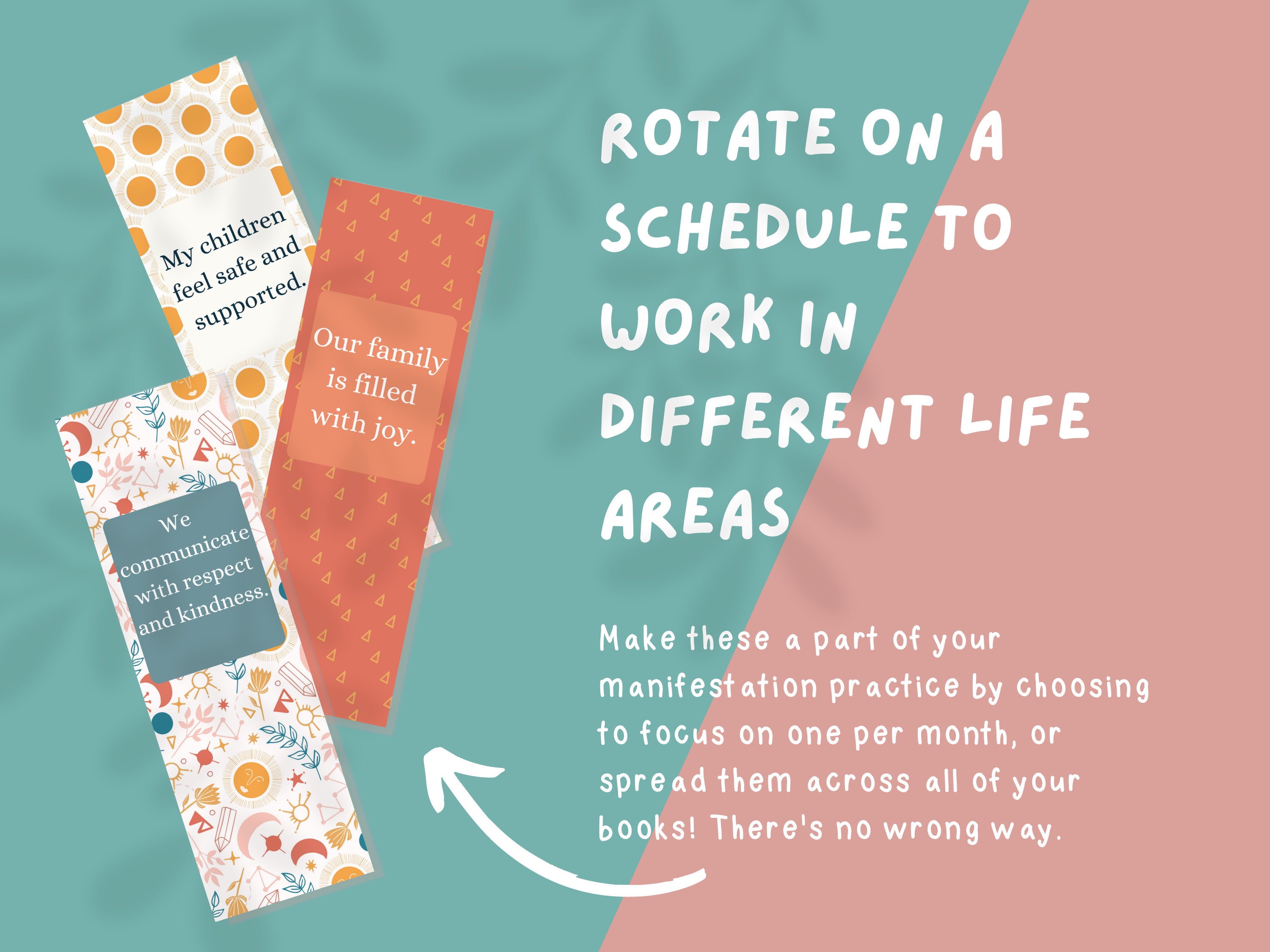 Printable Positive Parenting Bookmarks, Law of Attraction-based ...