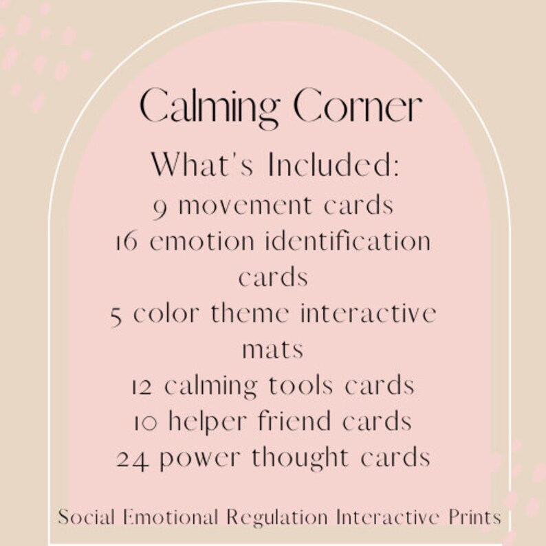 Calming Corner Printable Resources for Toddlers and Children. | Etsy