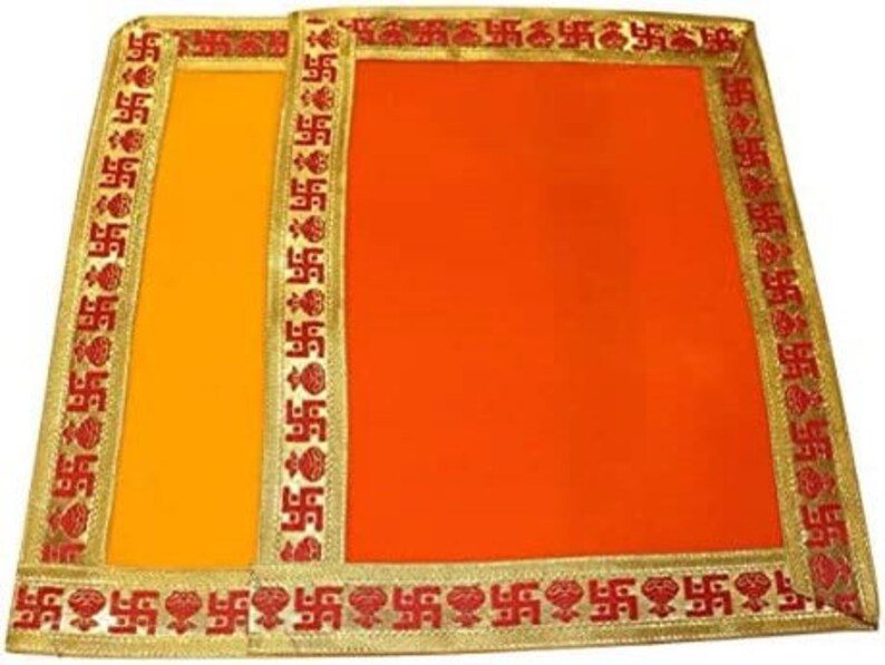 Puja Cloth Aasan Puja Mat Thali Cover Multipurpose Velvet - Etsy