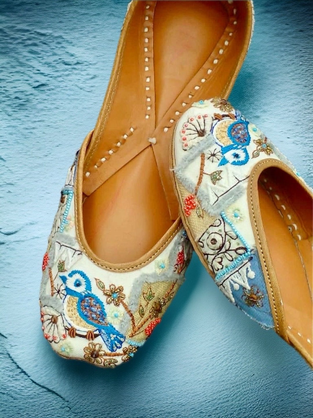 Bird Jutti, Khussa, Punjabi Jutti, Mojari, Indian Shoes, Slip on Flat ...
