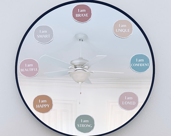 Mirror Affirmation Decal, Affirmation Decal, Mantra Decal, Custom ...