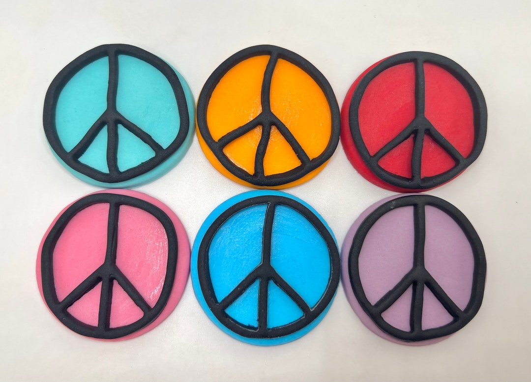 Peace Cake Topper Hippy Cake Topper Peace and Love Cake - Etsy