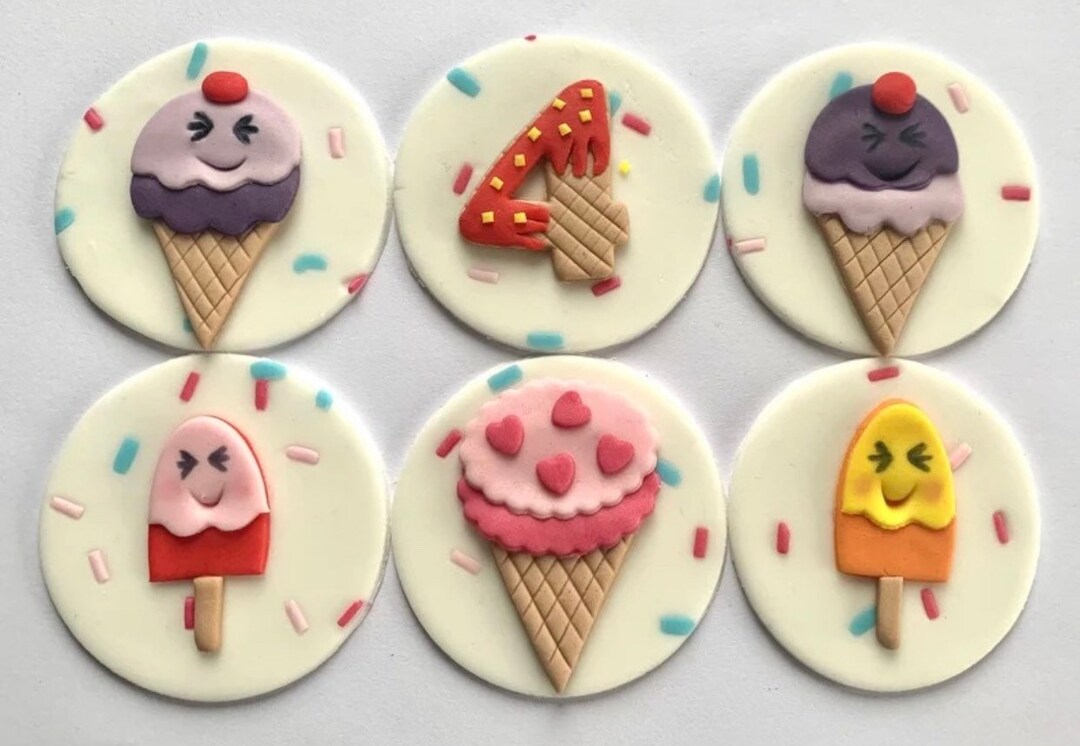 Sweet Treat Cake Toppers, Sweet Cake Toppers, Handmade Edible Cake ...