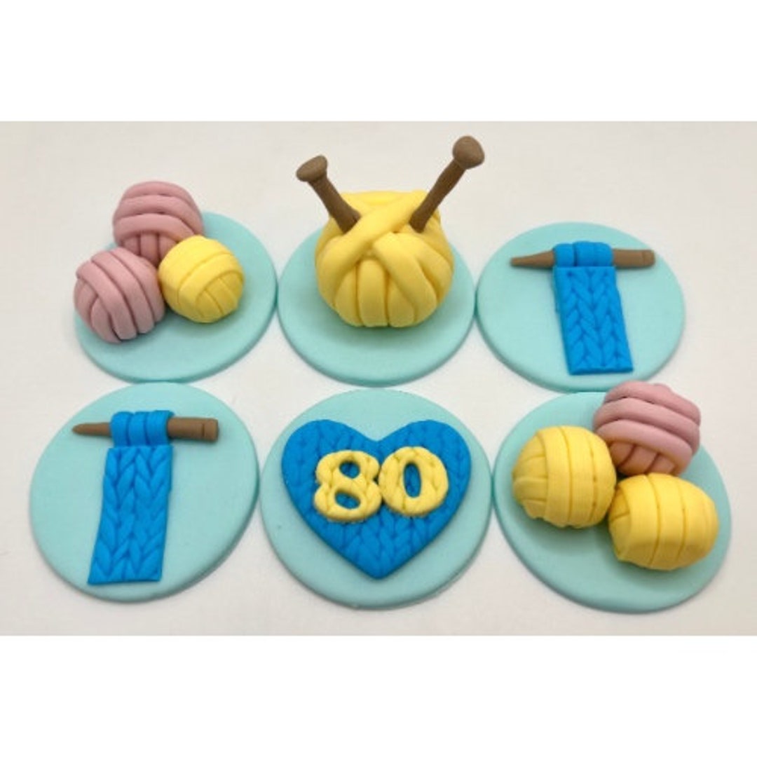 Knitting Cake Topper, Sewing Cake Topper, Crafting Cake Topper ...