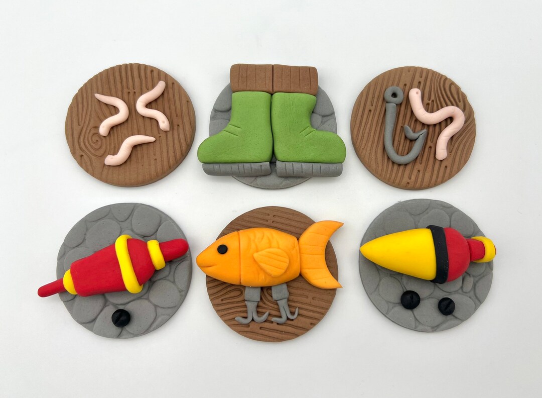 Fishing Cake Topper Fisherman Cake Topper Fish Cake Topper - Etsy UK