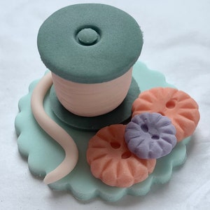 Sewing Cake Topper, Knitting Cake Topper, Crafting Cake Topper ...