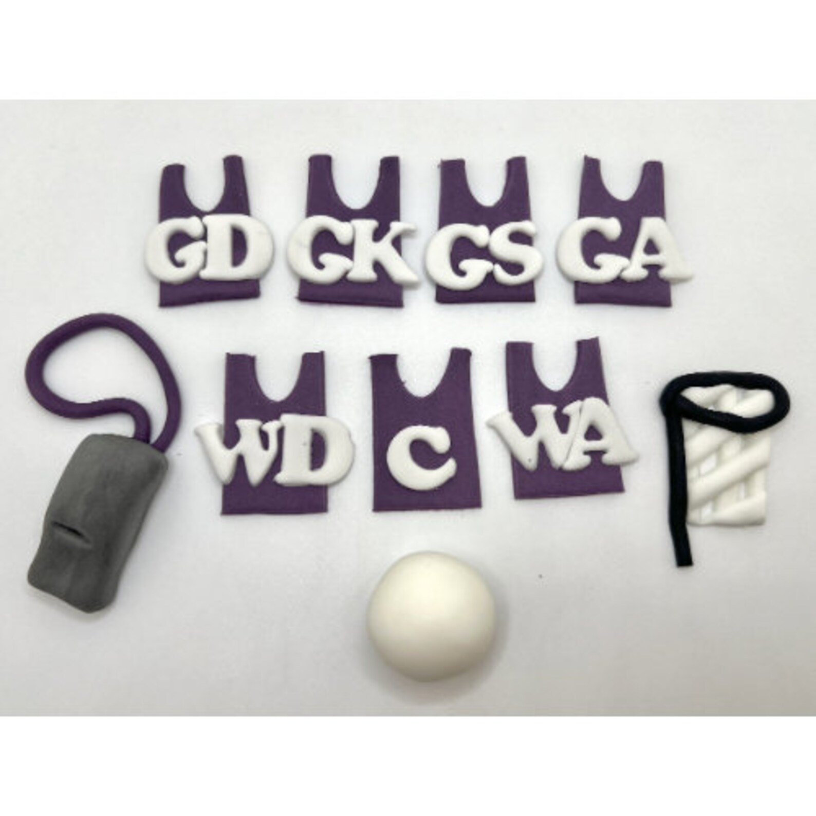 Netball Cake Topper, Sports Cake Topper, Sport Cake Topper, Handmade ...