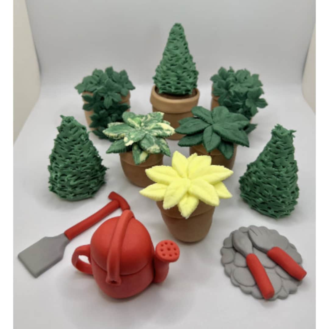 Gardening Cake Topper, Gardener, Cake Topper, Allotment Cake Topper ...