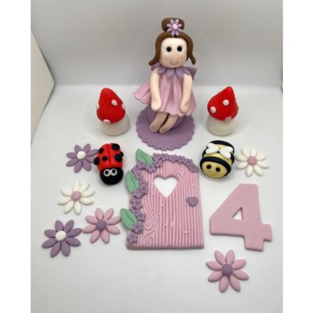 Fairy Cake Topper, Fairy Garden Cake Topper, Fairy Door Cake Topper ...