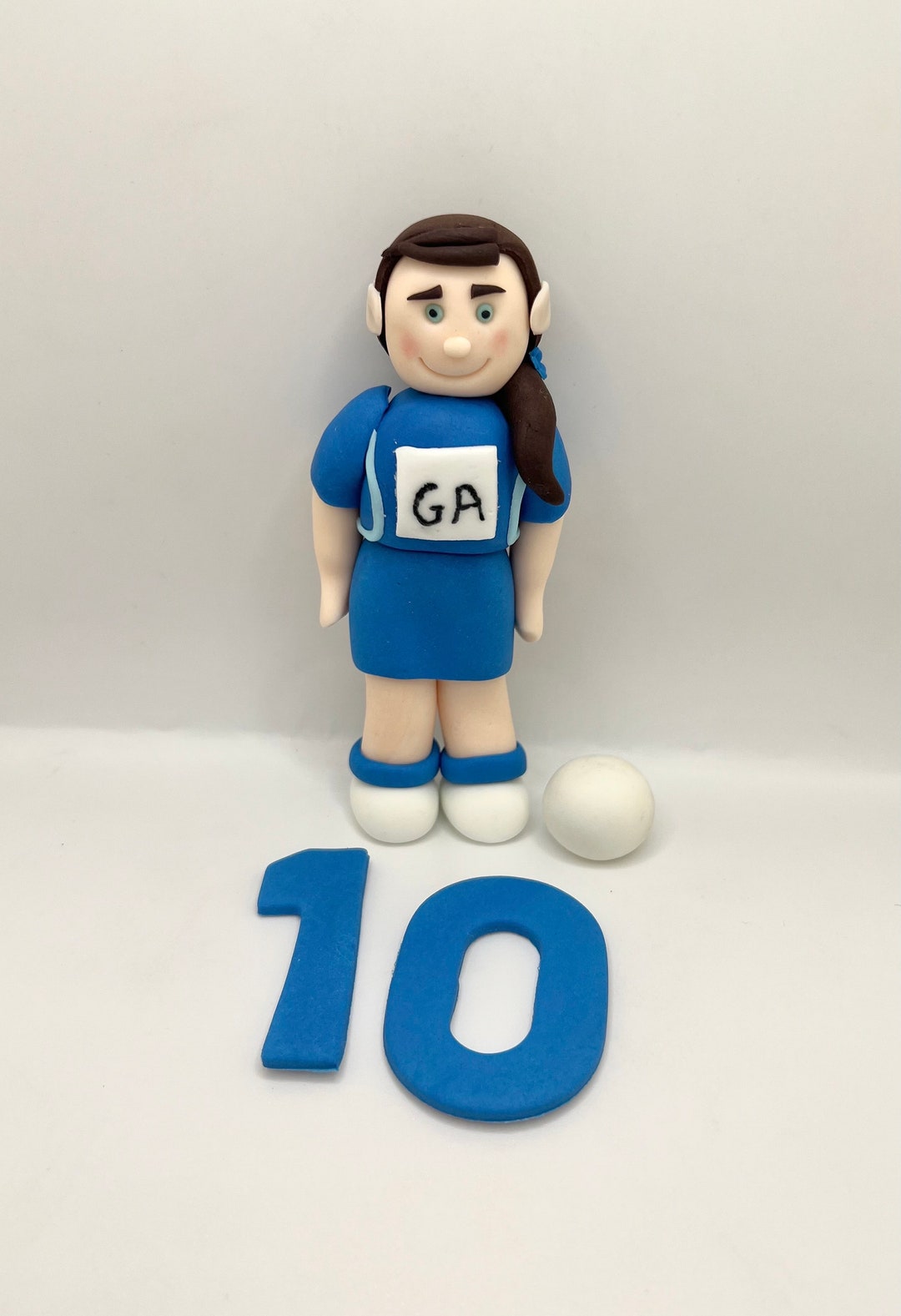 Netball Cake Topper, Sports Cake Topper, Sport Cake Topper, Handmade ...