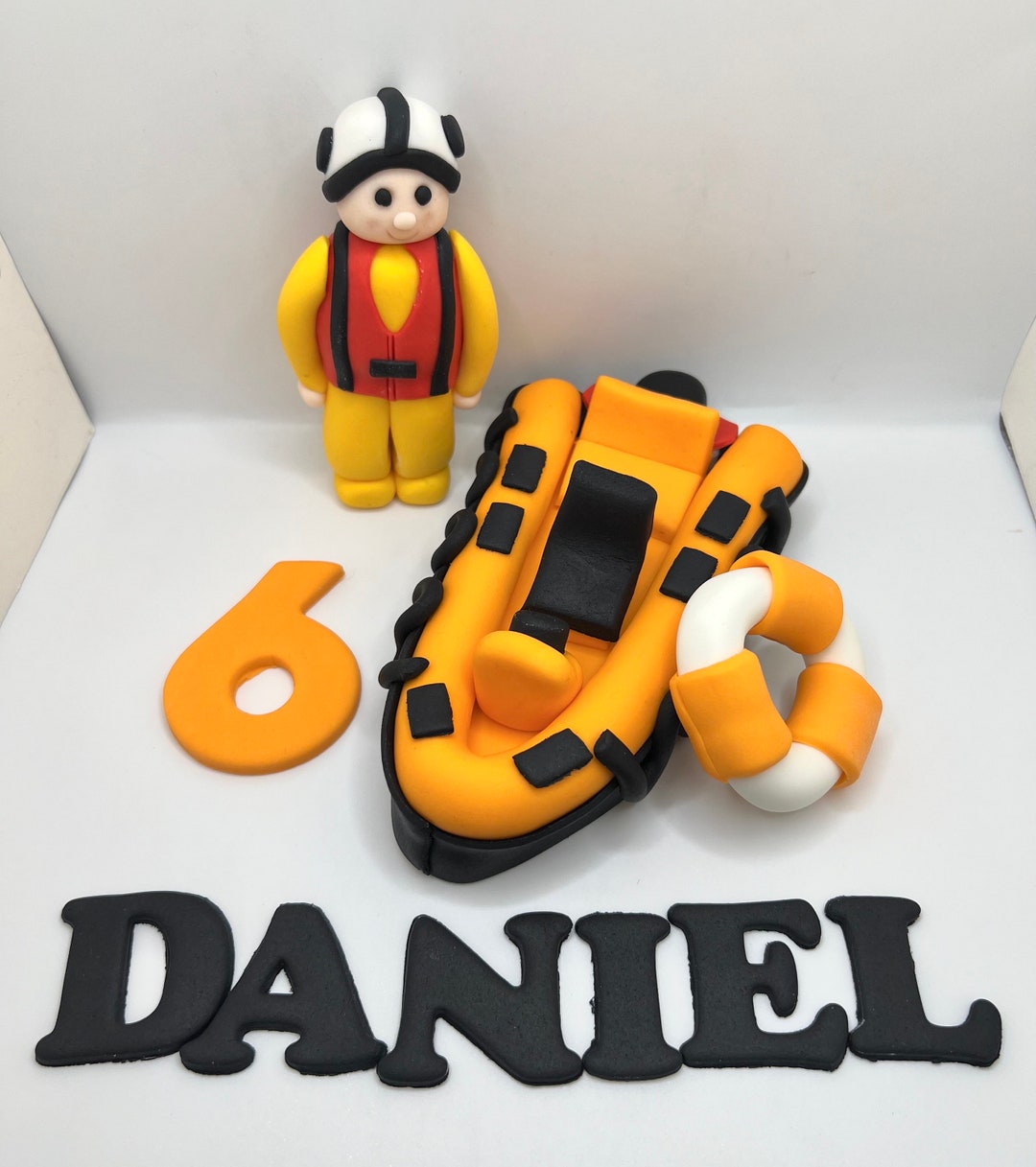 Lifeboat Cake Topper, Sailing Cake Topper, Rowing Boat Cake Topper ...