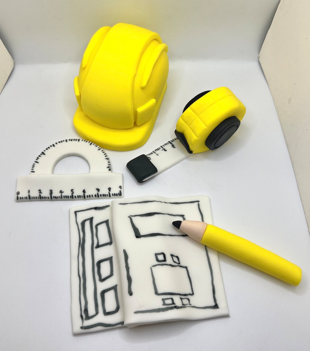Builder Cake Topper, Workman Cake Topper, Building Cake Topper ...