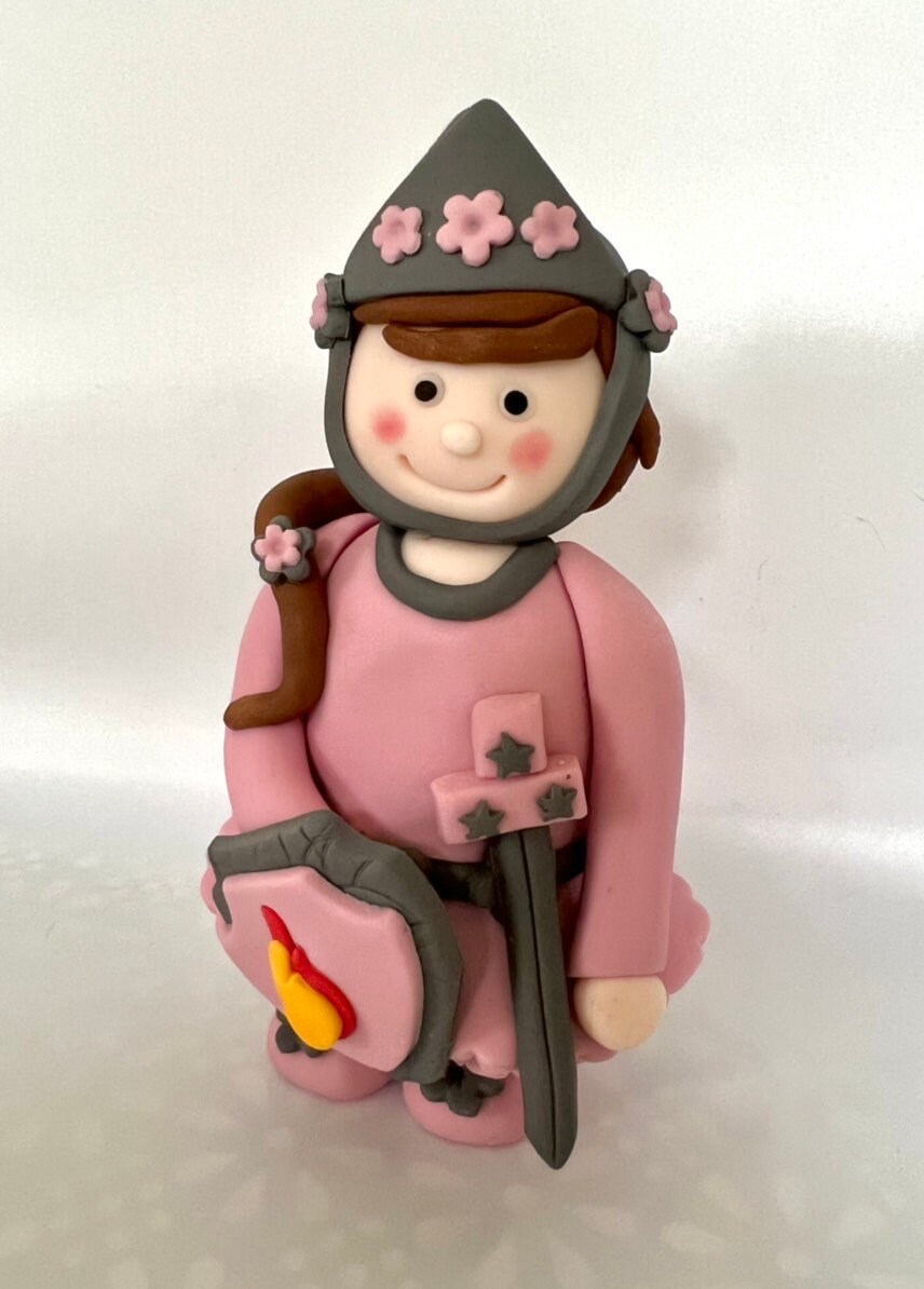 Knight Cake Topper Girl Knight Cake Topper Handmade Edible - Etsy UK